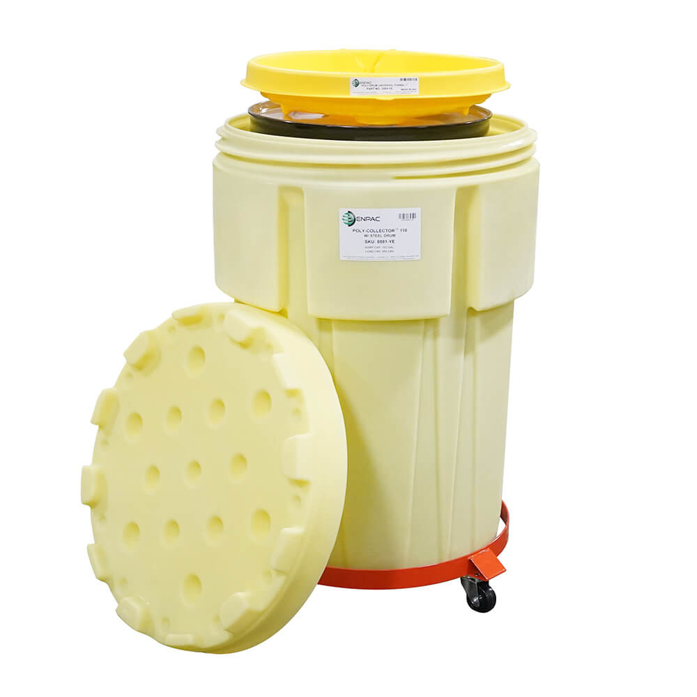 Poly Spill Collector 110 with Steel Drum | ENPAC