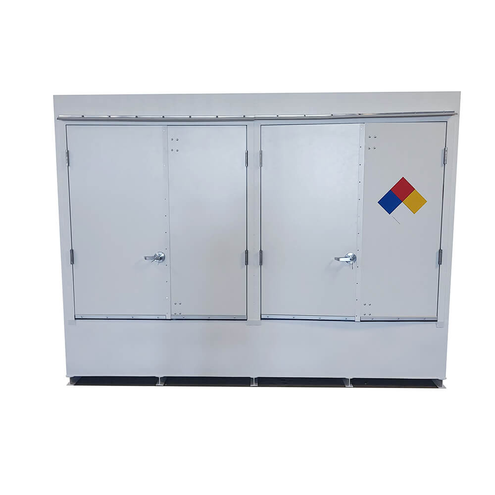 Double IBC Tote Steel HazMat Storage Locker | ENPAC