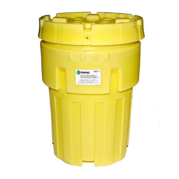 Envirosalv Lockable 95-Gallon Poly-Overpack® Salvage Drum | ENPAC