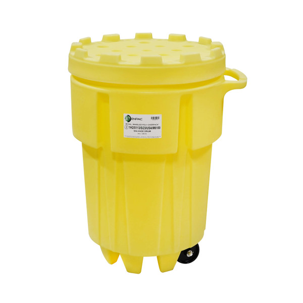 95-Gallon Wheeled Poly-Overpack® Salvage Drum | ENPAC