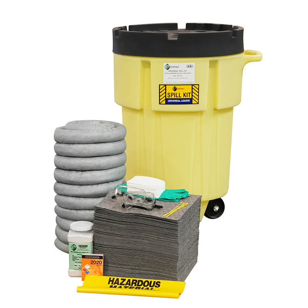 Universal 95-Gallon Wheeled Poly SpillPack Spill Kit | ENPAC