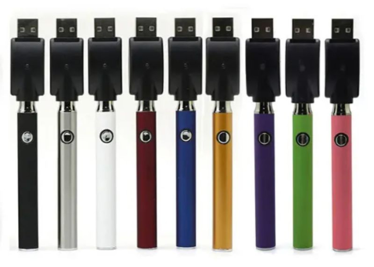 350mah Preheat Vv Battery And Usb Charger 5pk Assorted Colors High