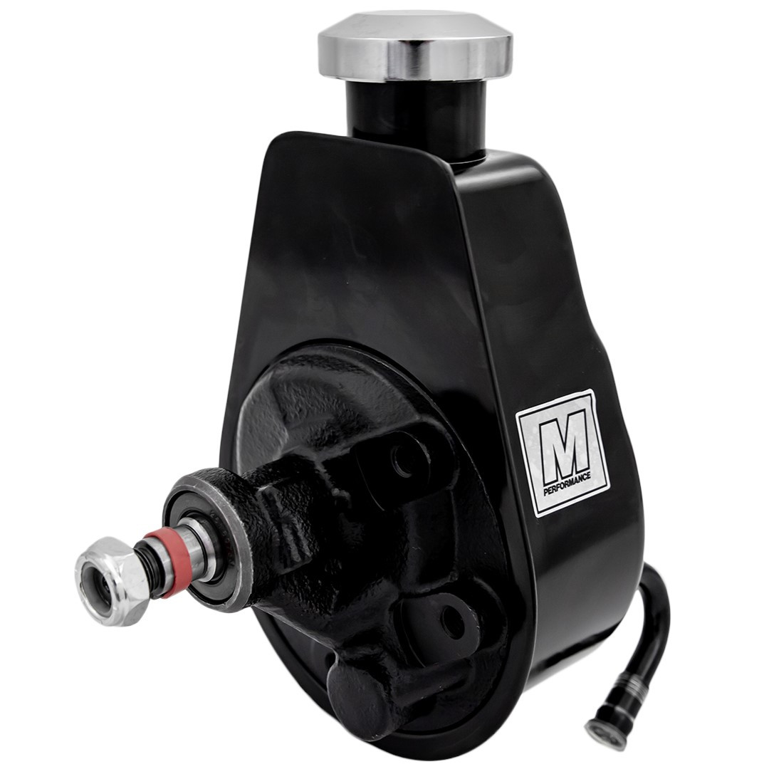 Chrome Saginaw Keyway Style Power Steering Pump