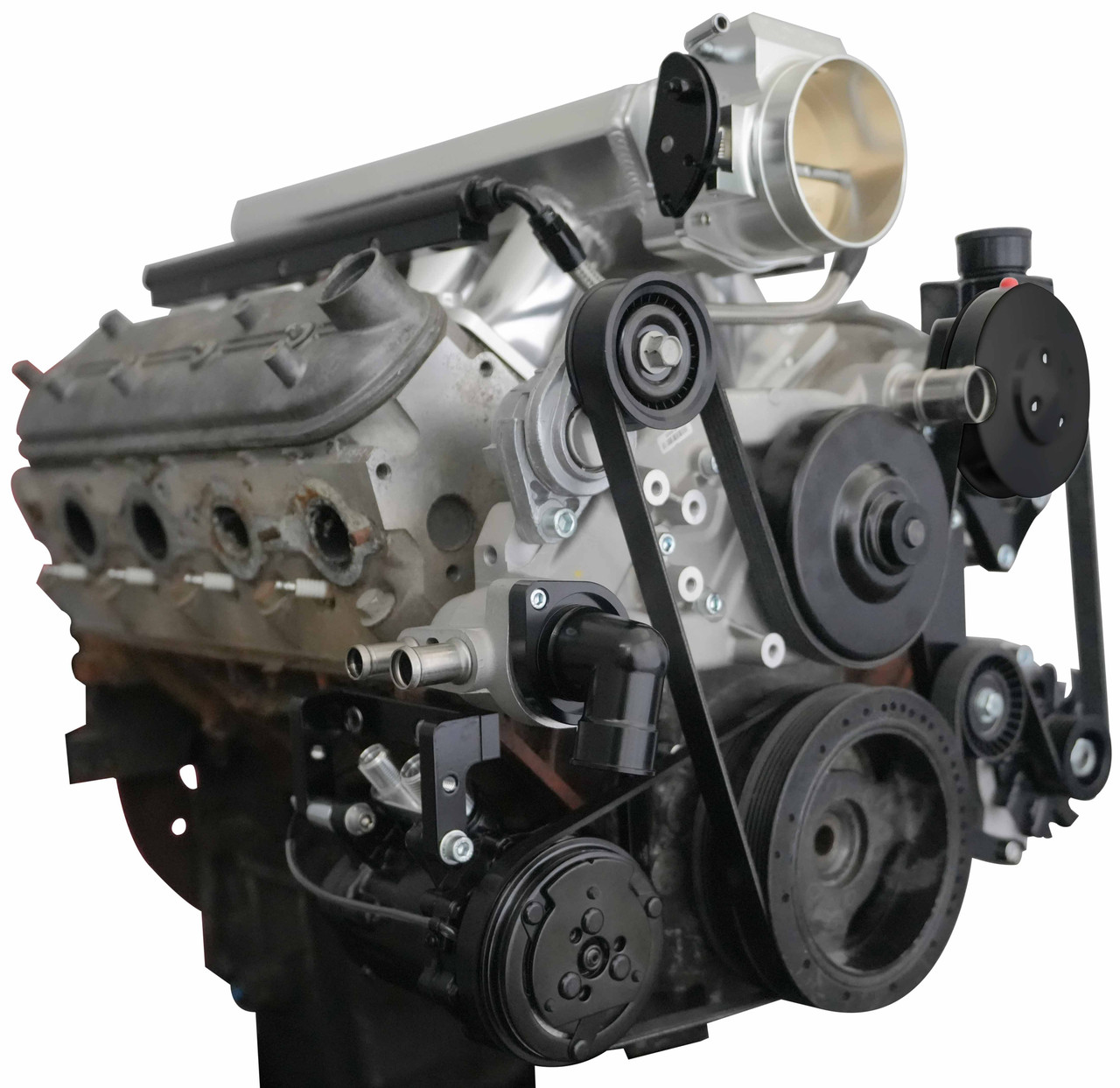 Chevy LS Narrow Mount All Inclusive Serpentine Kit | March Performance