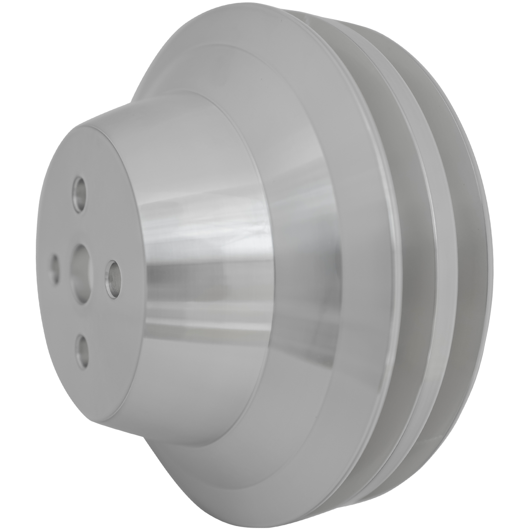 Small Block Chevy V-Belt Water Pump Pulley for Short Water Pumps (2V ...
