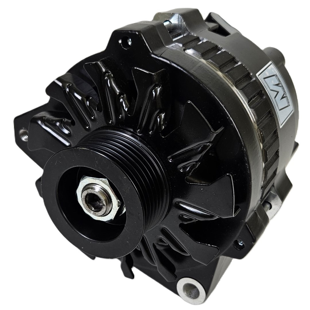 Ultra Series GM CS130 Alternator, 140 Amp 1 Wire Black Finish, Left ...