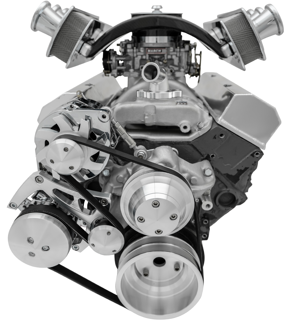 Small Block Chevy Ultra Serpentine Conversion Kit