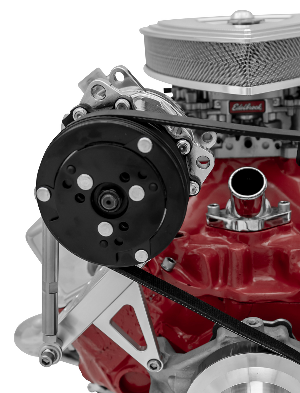 Small Block Chevy Deluxe Inward AC Bracket Kit