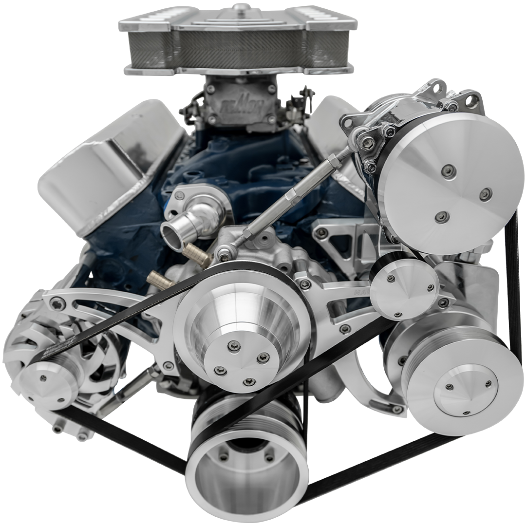 Small Block Ford Ultra Serpentine Conversion AC System