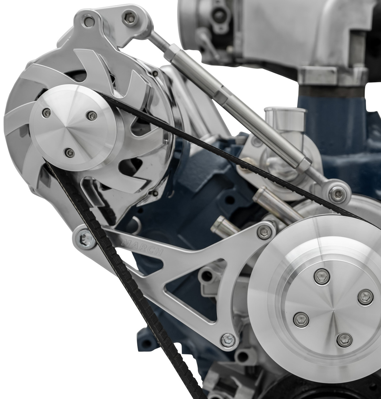 Deluxe Alternator Bracket Kit for Small Block Ford Engines
