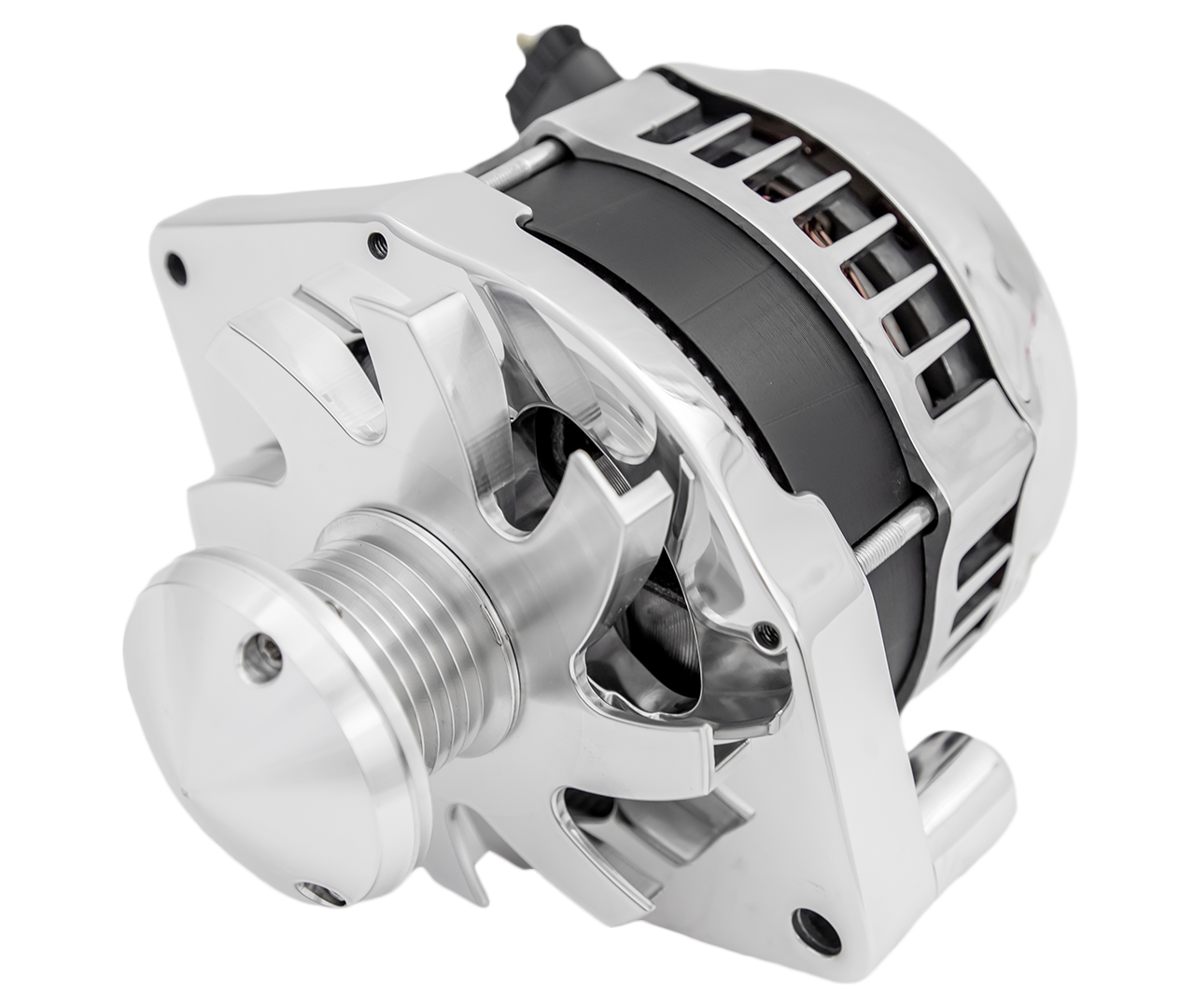 GM 10SI 320 AMP 1 Wire Polished Alternator