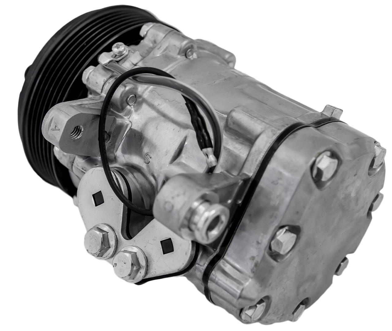 Ultra Series Sanden 7176 / SD-7 Air Conditioning Compressor Chrome ...