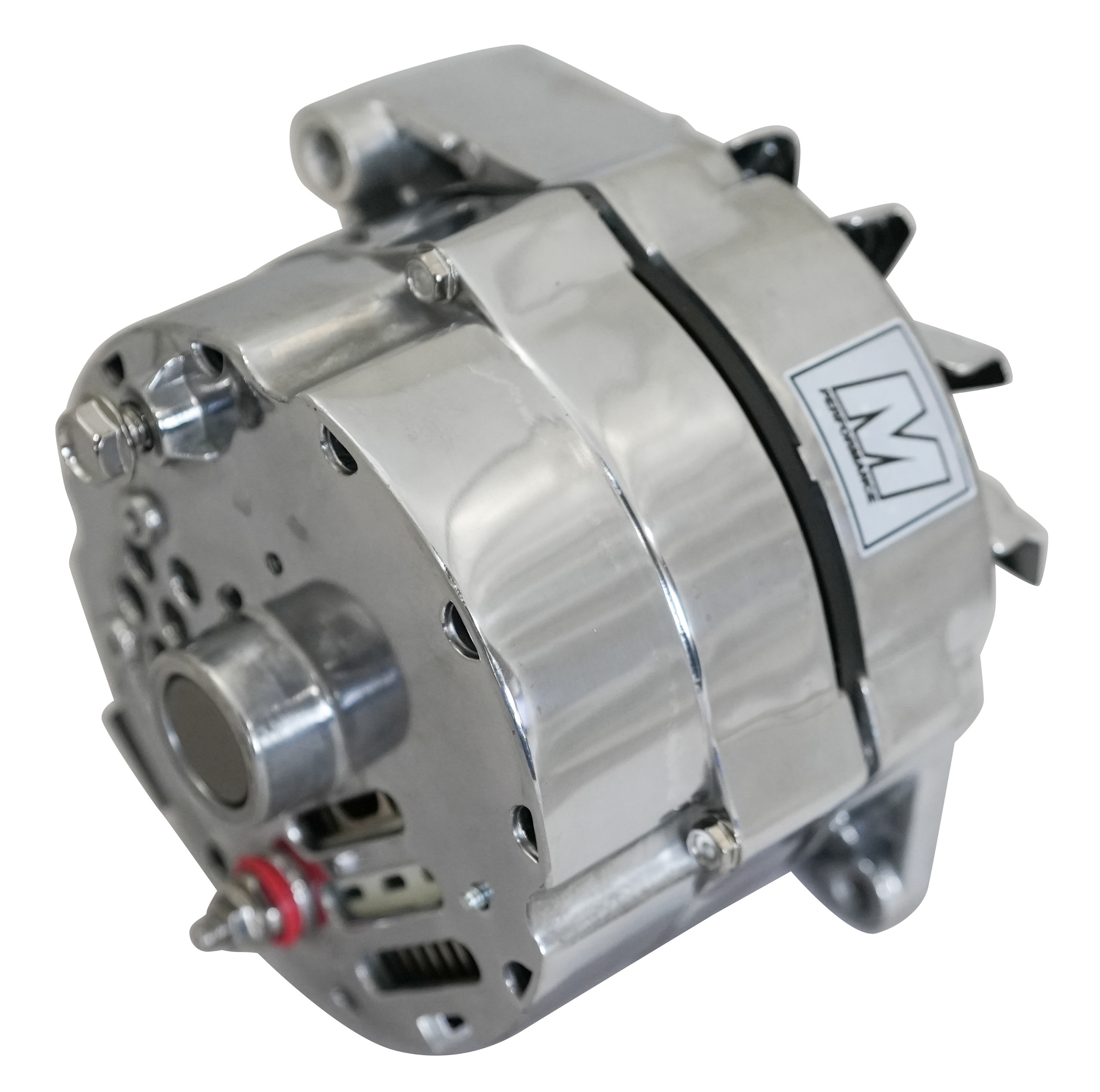 Ultra Series GM 10SI Alternator, 140 Amp 1 Wire Chrome Finish - March ...