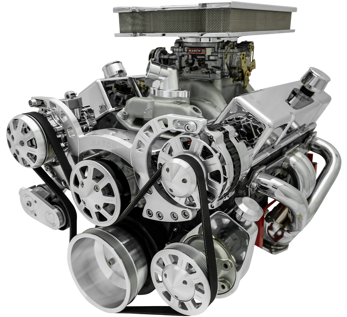 Small Block Chevy Sport Track Ultra Serpentine | March Performance