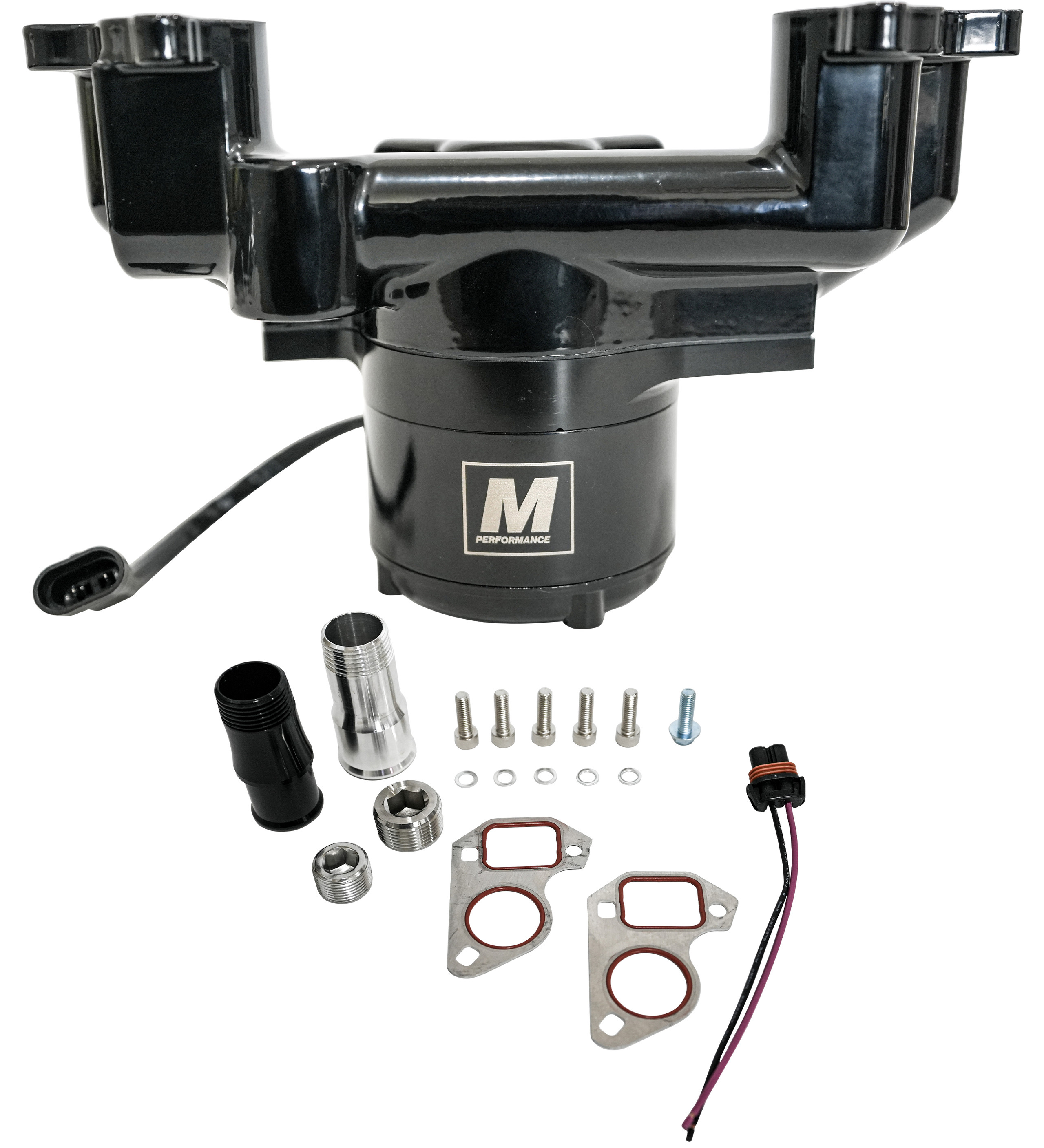 Ultra Series Chevy LS Electric Water Pump Black | March Performance