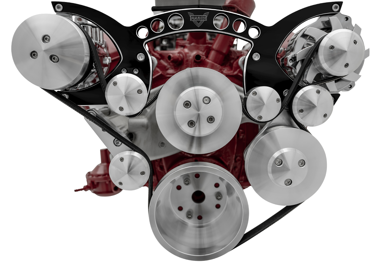 Chevy 348 409 All Inclusive Revolver Serpentine | March Performance