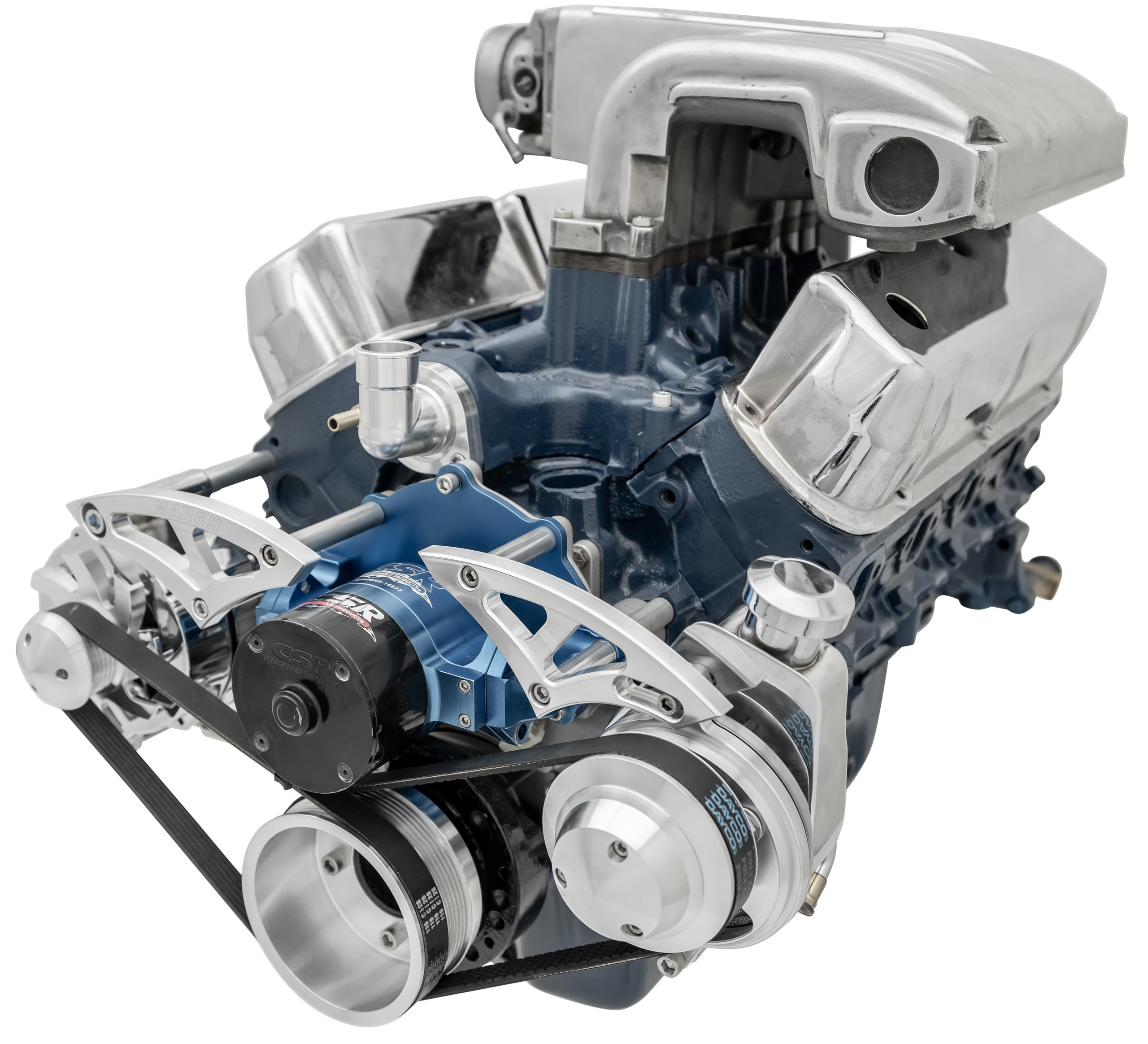 Small Block Ford Ultra Serpentine Conversion for | March Performance