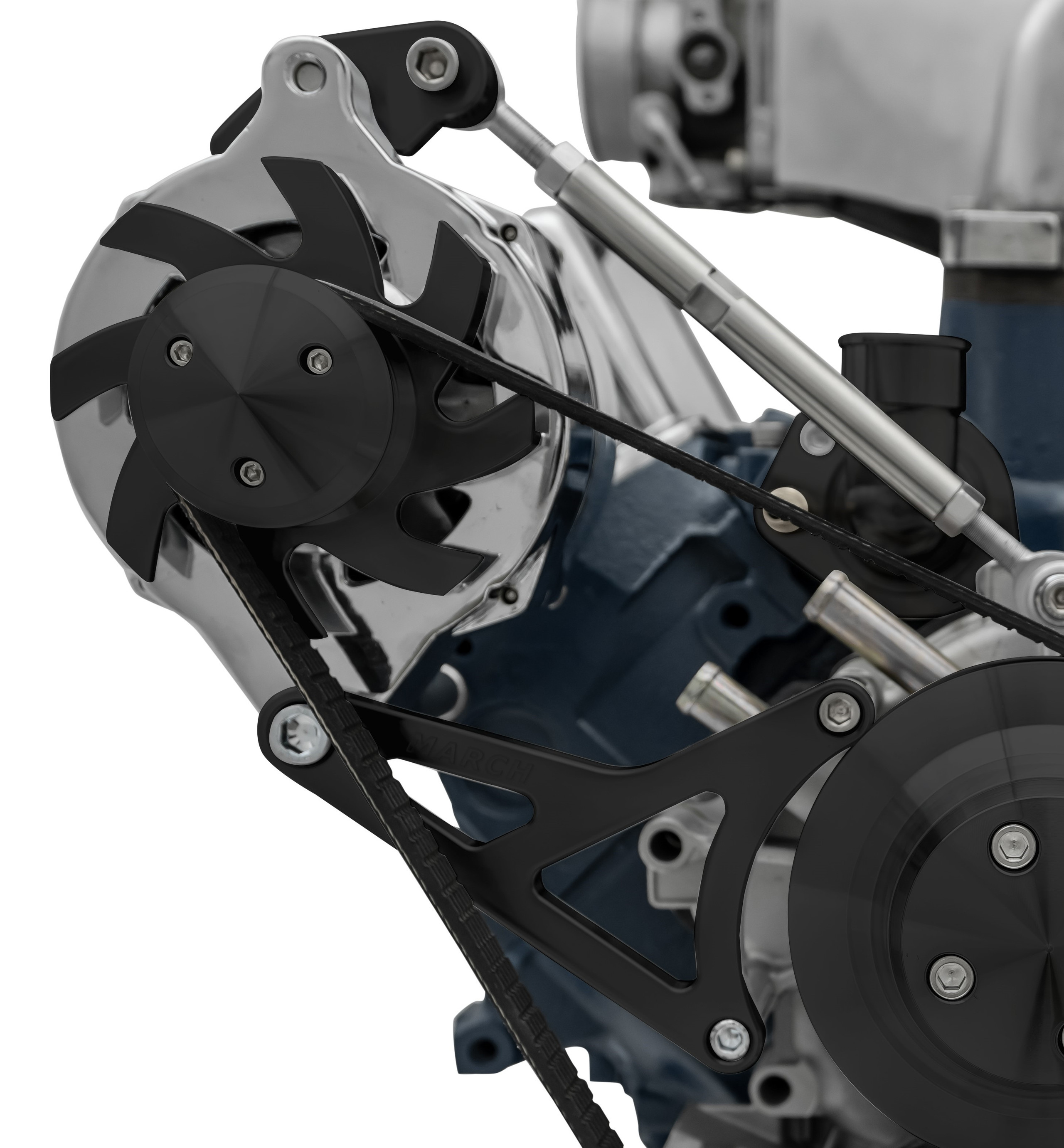 Small Block Ford Alternator Bracket Kit | March Performance