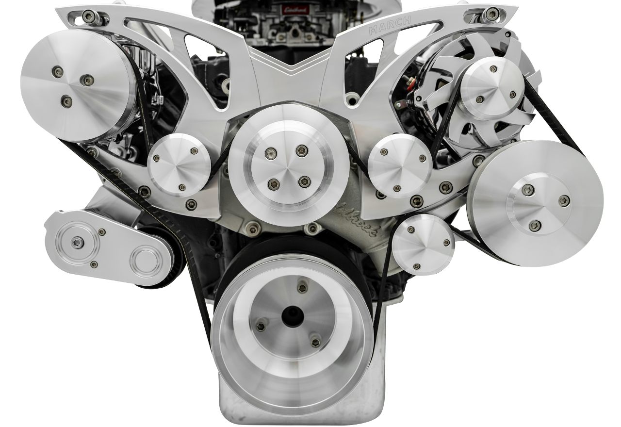 Big Block Ford Style Track All Inclusive Serpentine System