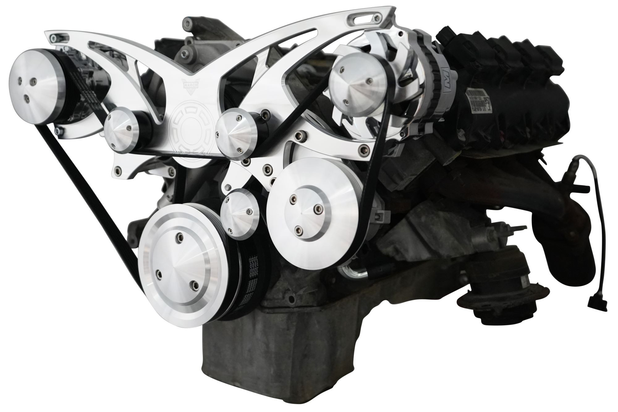 All Inclusive Style Track Serpentine System for 5.7-6.4 Chrysler Hemi ...