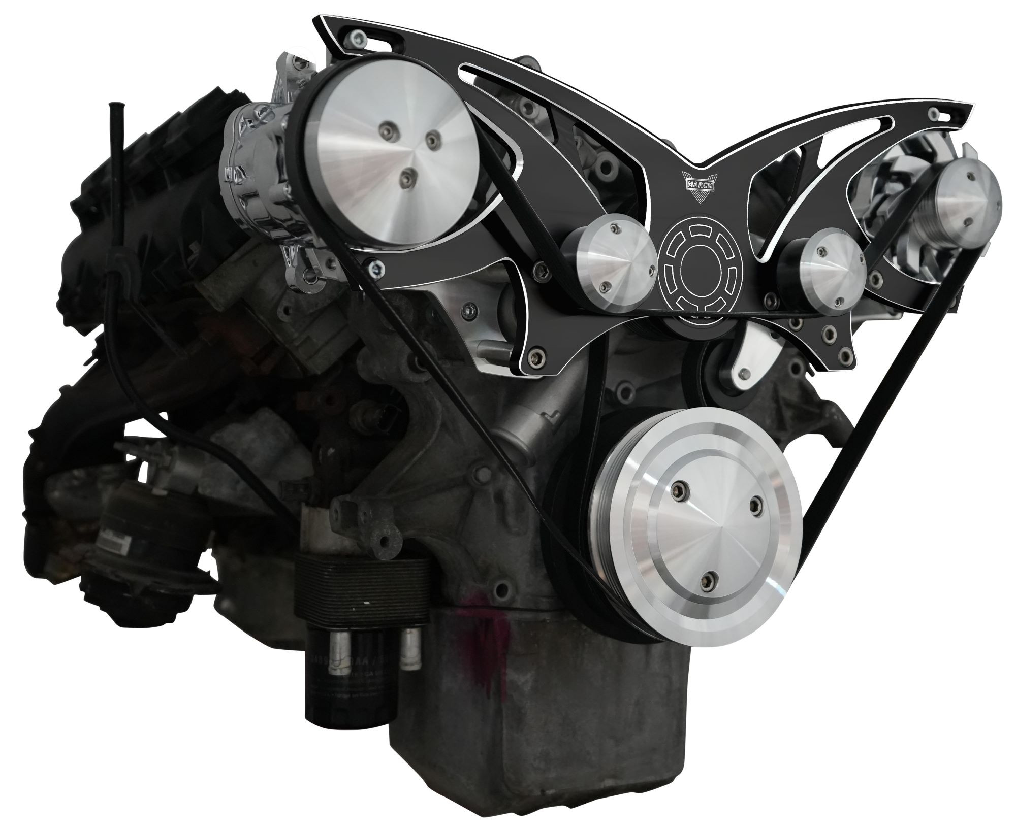 All Inclusive Style Track Serpentine System for 5.7-6.4 Chrysler Hemi ...