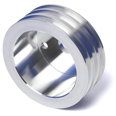 Small Block Chevy Triple Groove High Flow V-Belt Crankshaft Pulley