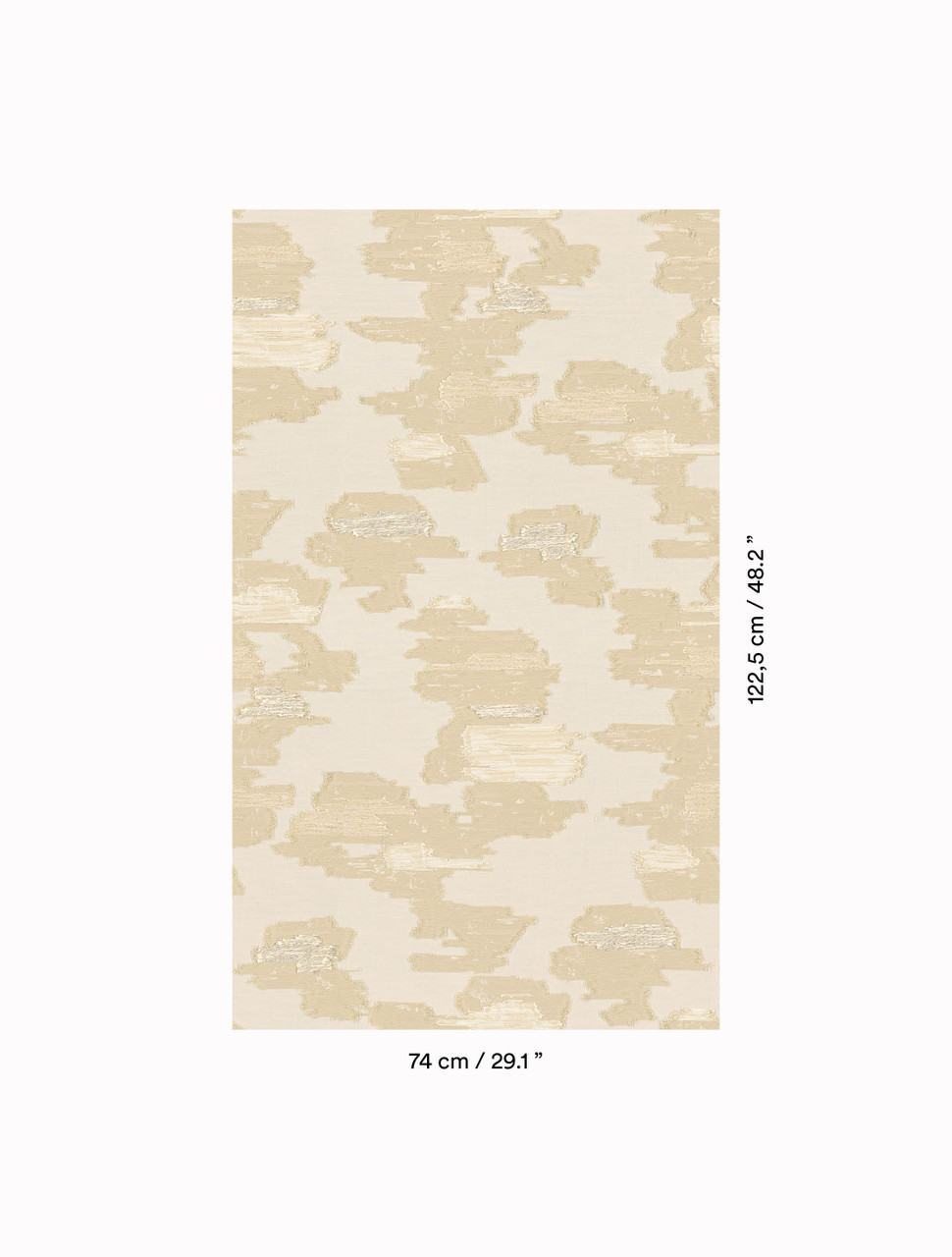 Abstract lampas white on white Calicanto | Dedar Milano