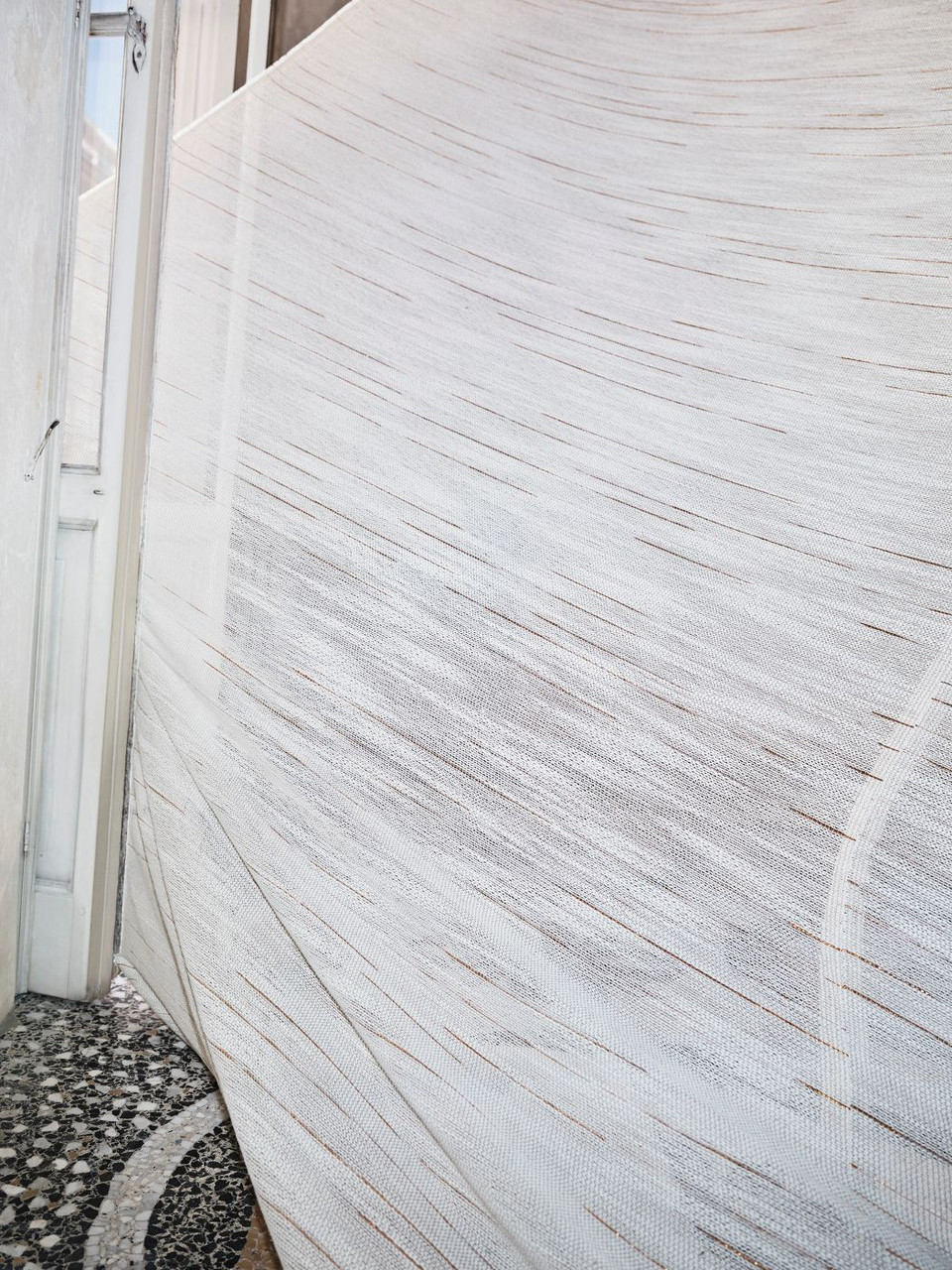 Textural leno weave with metallic streaks Lucanthe | Dedar Milano