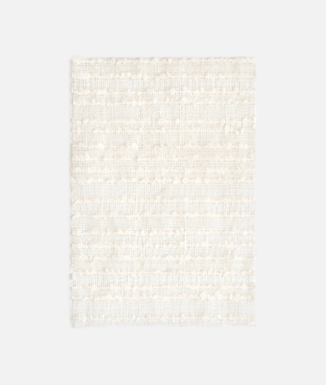 Pure white textural transparency in hemp and linen Whitebloom | Dedar ...