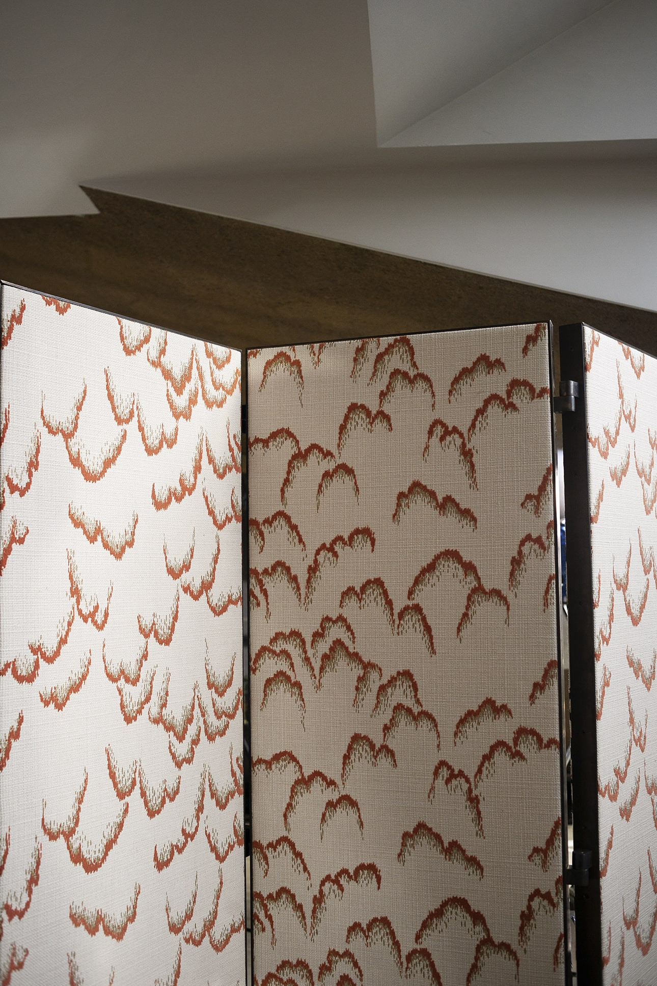 Artisanal flock on an irregular panama weave Lilaz | Dedar Milano