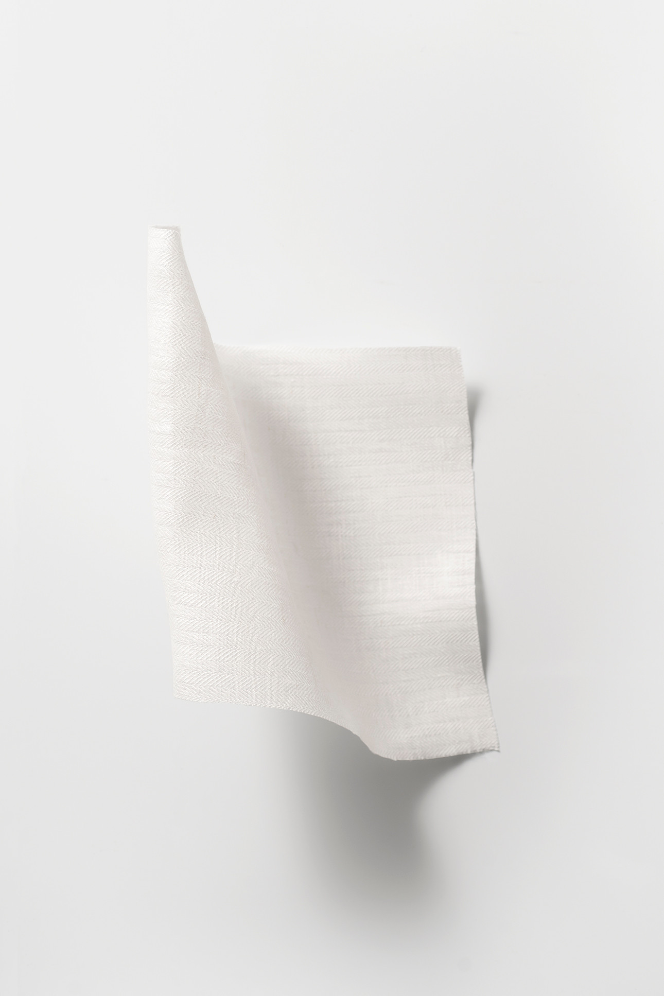 Linen chevron in extra-width Acquerello Chevron | Dedar Milano