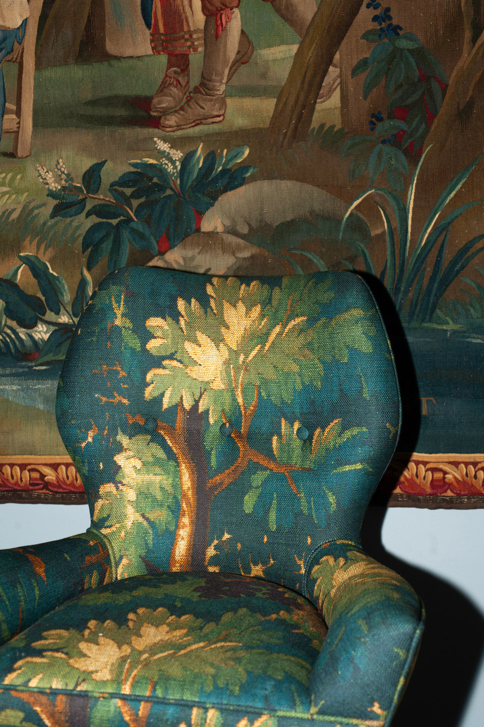 Modern tapestry print Schwarzwald | Dedar Milano
