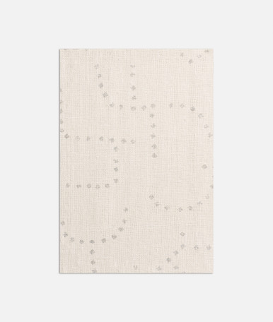 Sparkling constellation on matka silk Adamantine | Dedar Milano