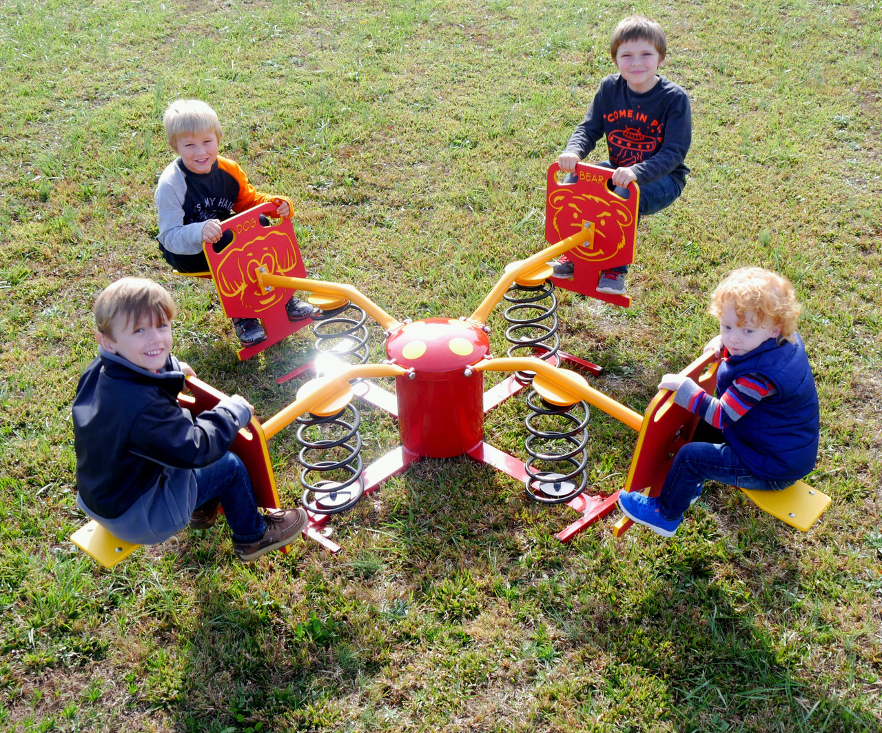 Infinity Playgrounds Animal Spring Bouncer | NoahsPlay.com