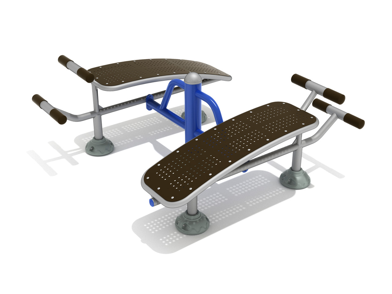 Double Station Sit Up Bench | NoahsPlay.com