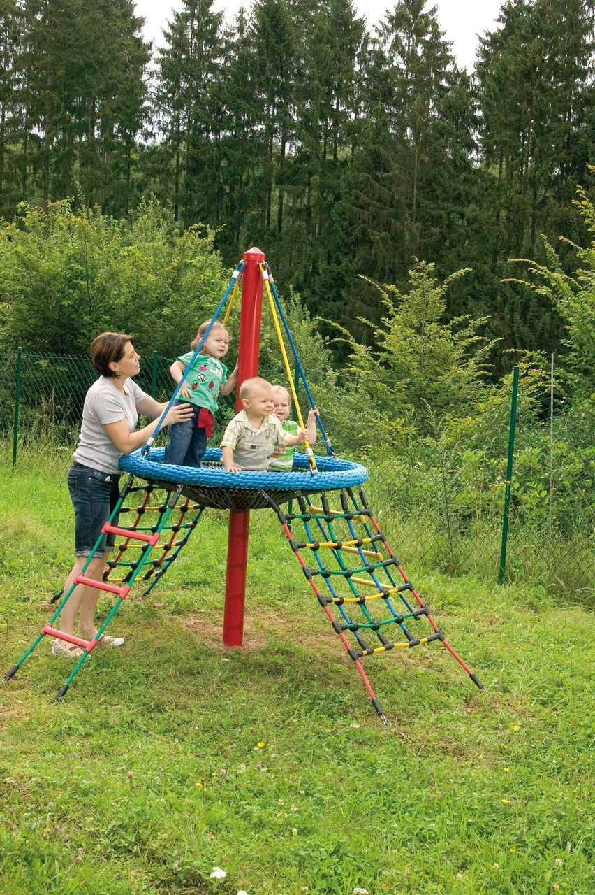 NetPlay Bird's Nest Mini Treehouse Playground Climber | NoahsPlay.com