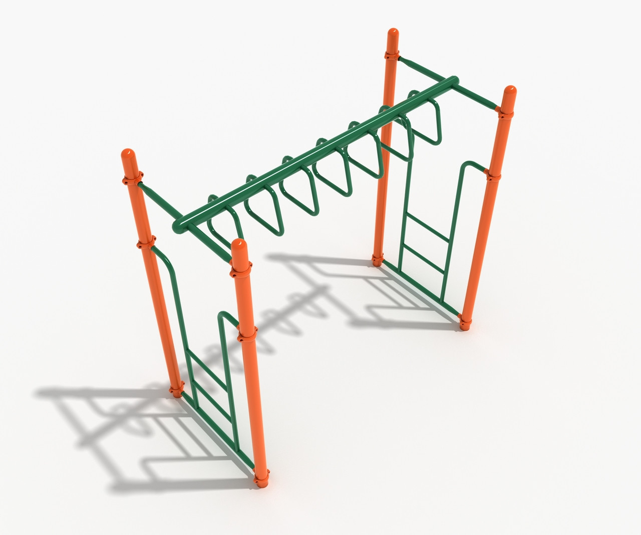 Straight Trapezoid Loop Ladder Climber | NoahsPlay.com