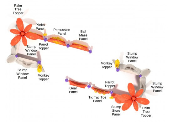 Mighty Monkey Tree House Playground Structure | NoahsPlay.com