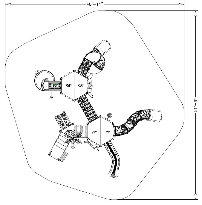 Spinning Spider Tree House Playground Structure | NoahsPlay.com