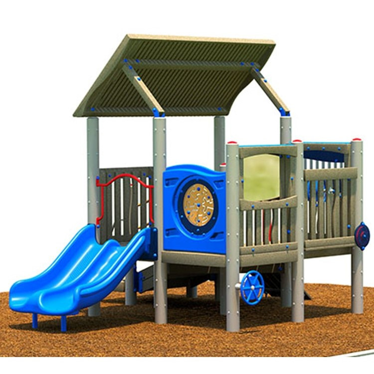 Big Toys Hideout Playground Structure | NoahsPlay.com