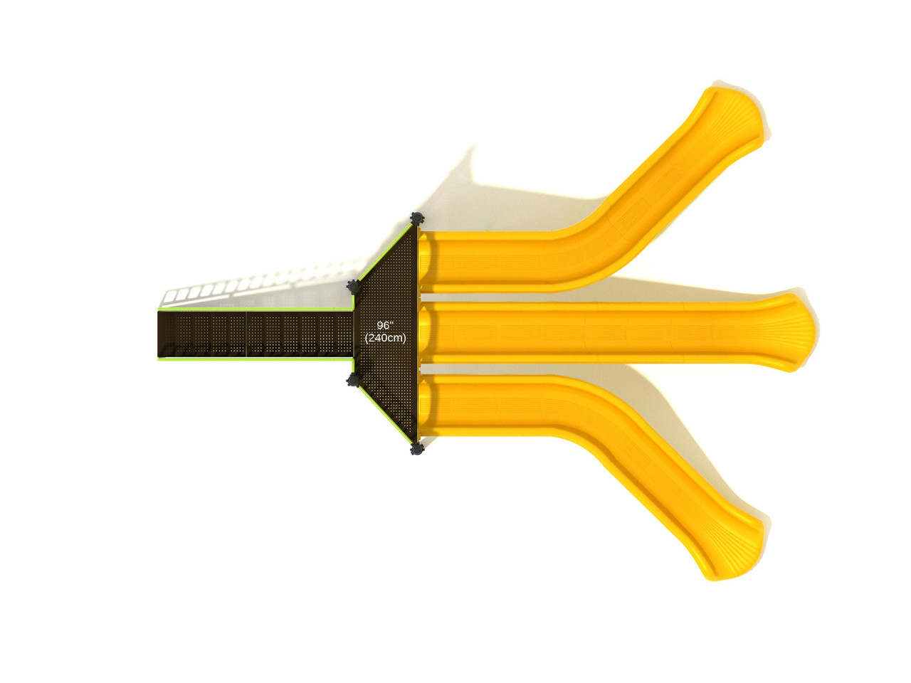 Triple Sectional Split Slide | NoahsPlay.com