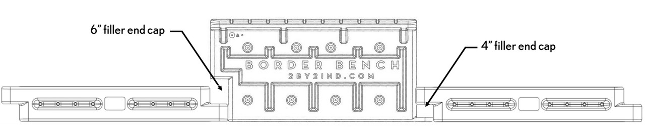 Playground Border Bench | Noahsplay.com