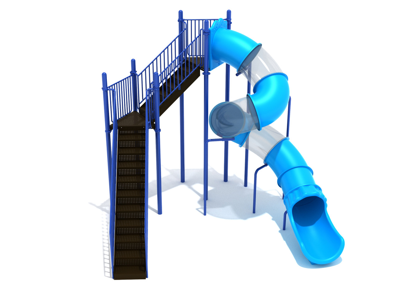 Freestanding Spiral Tube Slide | NoahsPlay.com