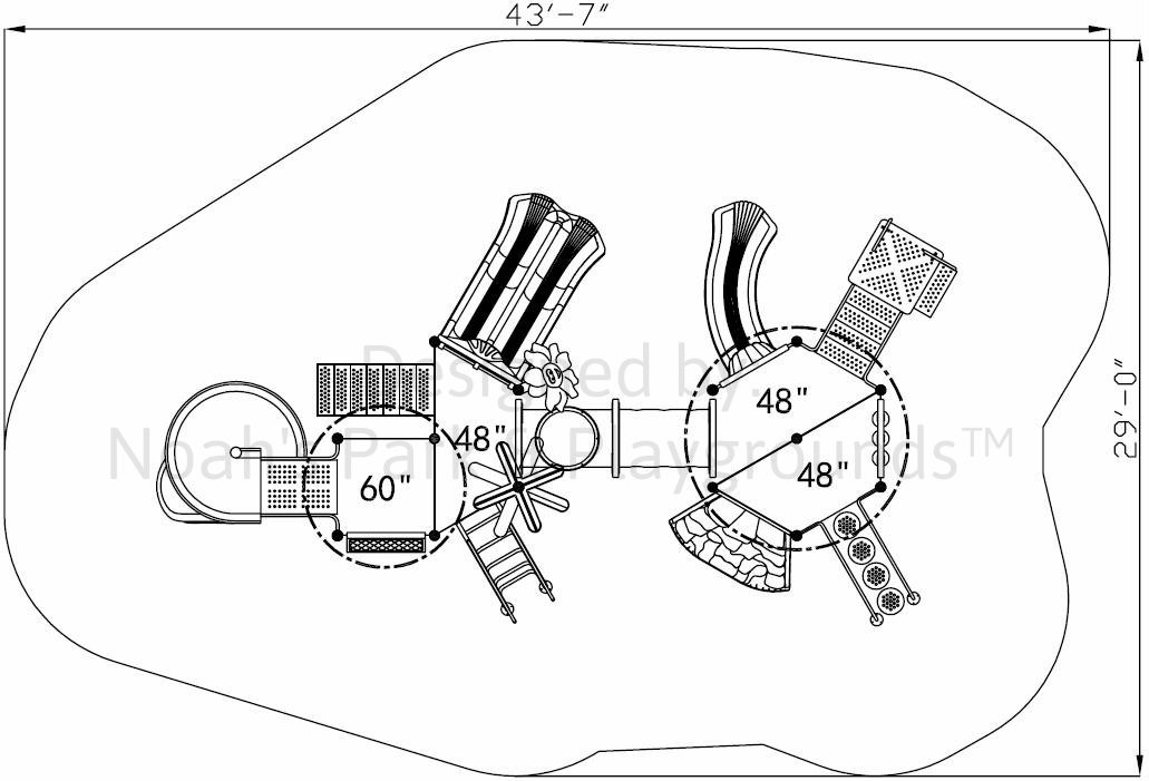 Tuttle Tree House Structure | NoahsPlay.com