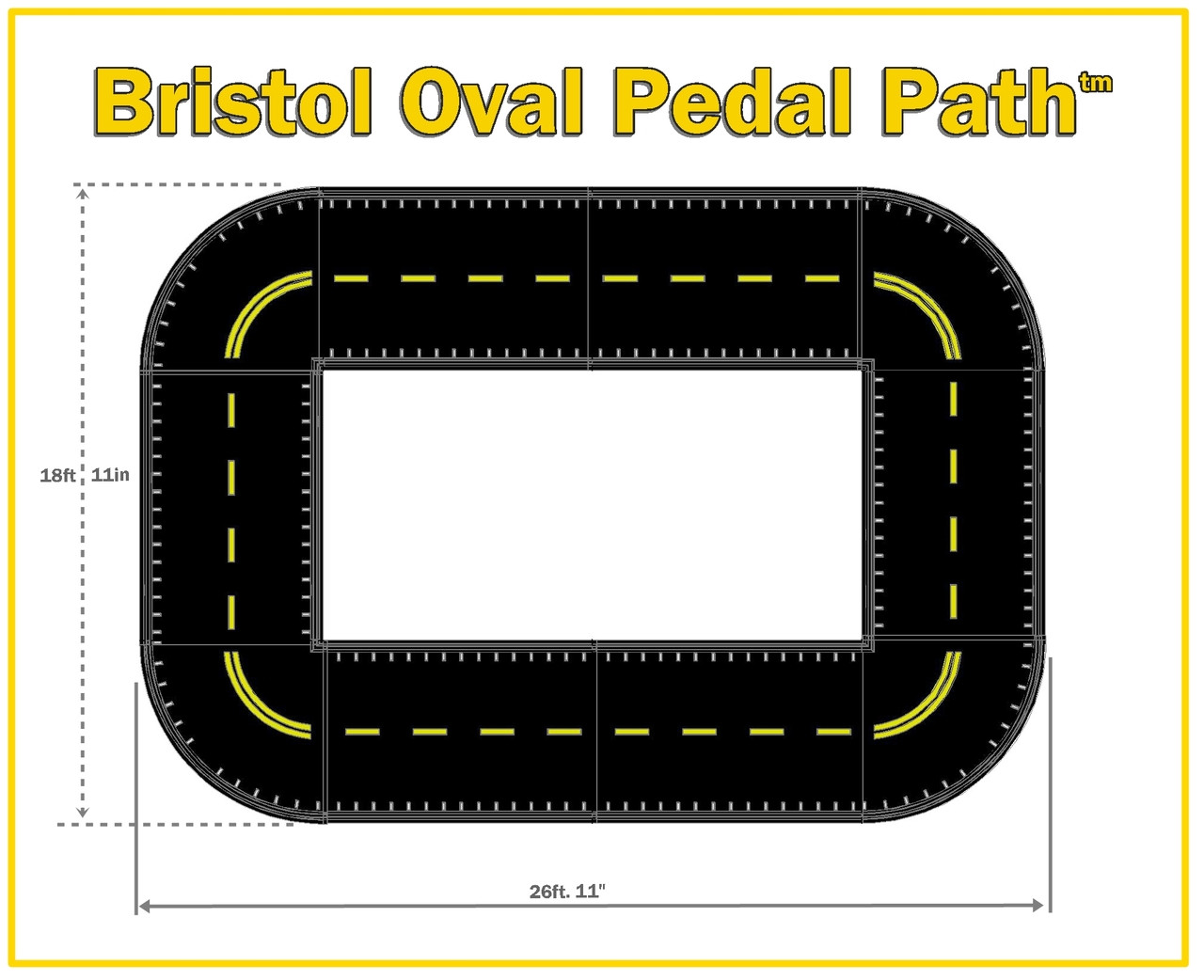 Infinity Playgrounds Bristol Oval Trike Path | NoahsPlay.com