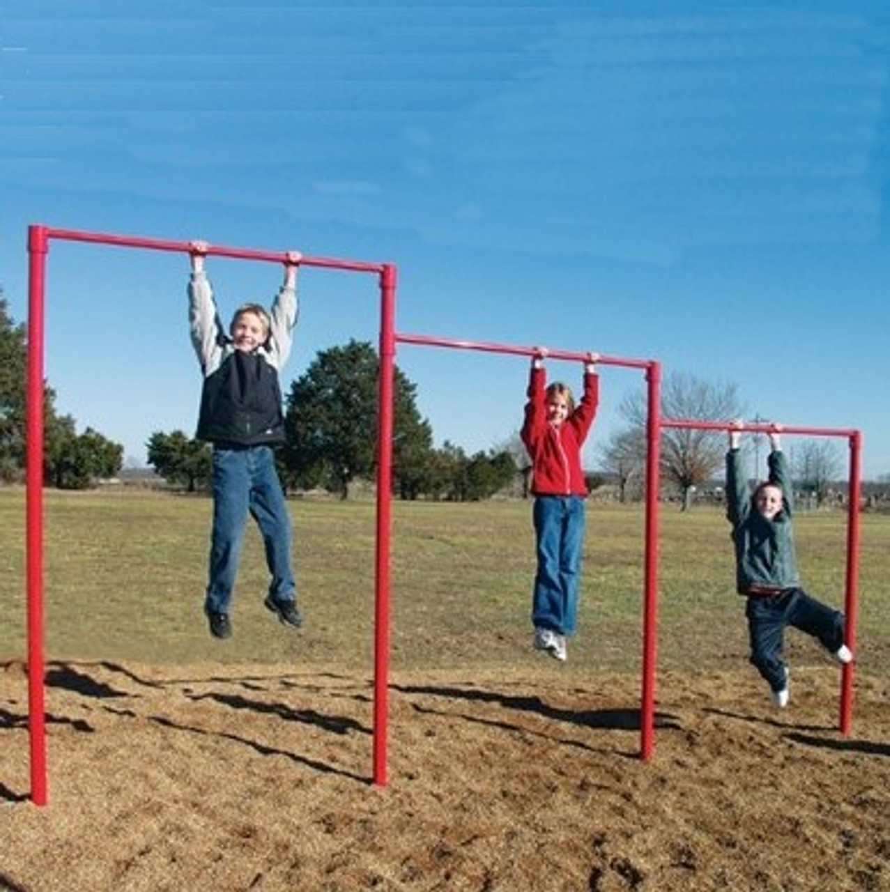 Triple Horizontal Bar | NoahsPlay.com