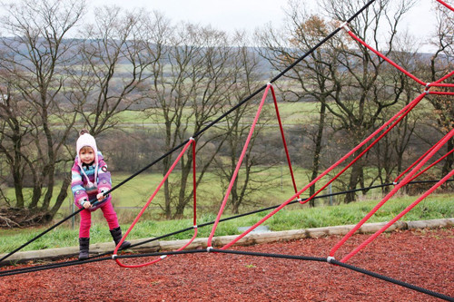NetPlay Spider Pyramid 6-4 Net Playground Climber | NoahsPlay.com