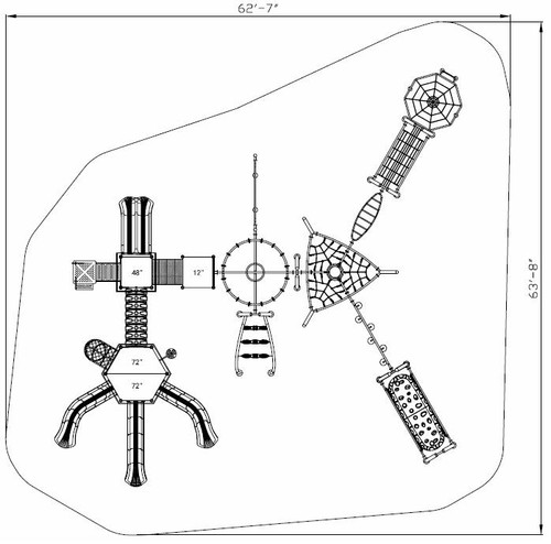Remy Playground Structure| NoahsPlay.com