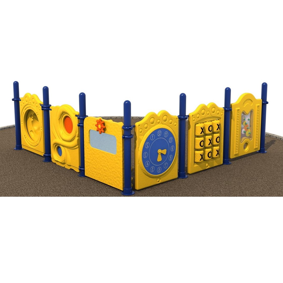 block play wall display