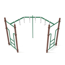 90-Degree Swinging Ring Ladder Cimber | NoahsPlay.com